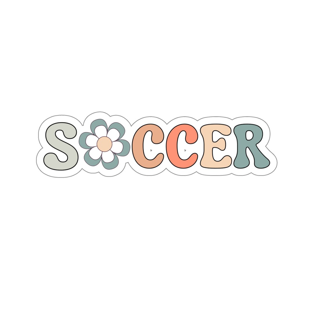 Soccer Sticker, Soccer Sticker Water Bottle, Kids Soccer Stickers, Girl ...