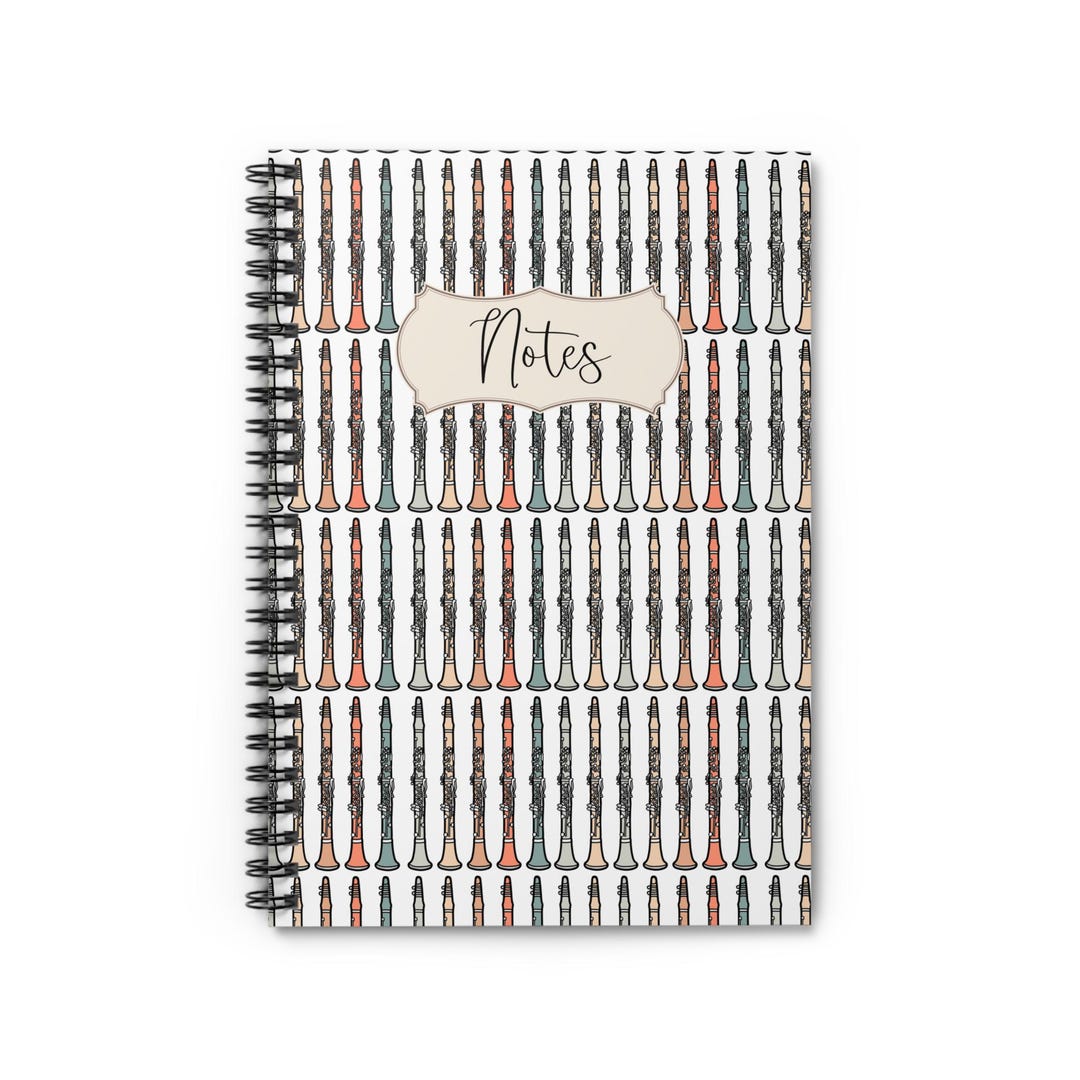 Clarinet Notebook, Clarinet Journal, Gift for Clarinet Lover, Clarinet ...