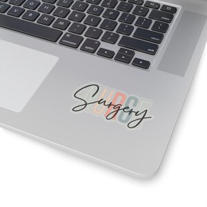 Surgery Nurse Sticker, Surgical Nurse Water Bottle Sticker, Surgery ...