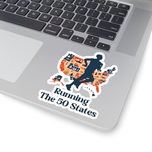 Running 50 States Sticker , Run 50 States Sticker, Running All 50 ...