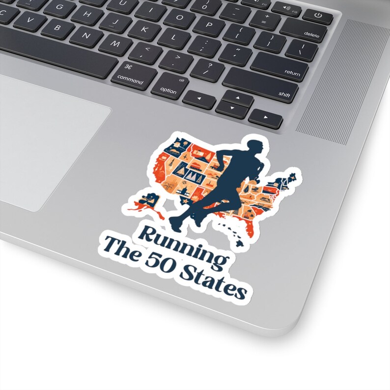 Running 50 States Sticker , Run 50 States Sticker, Running All 50 ...
