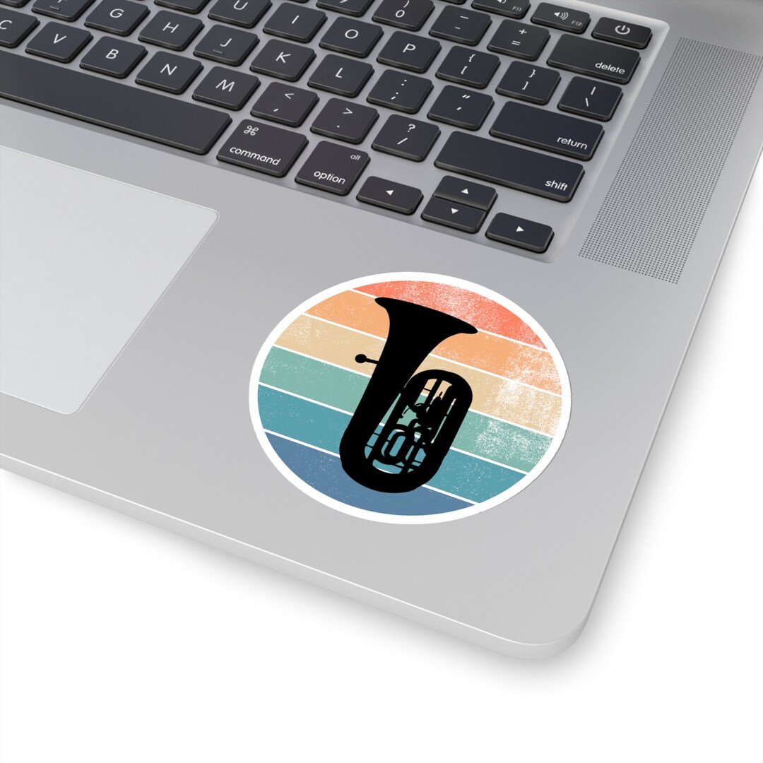 Retro Tuba Sticker Tuba Sticker Gift for Tuba Player Gift - Etsy
