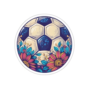 Soccer Sticker, Soccer Sticker Water Bottle, Kids Soccer Stickers, Girl ...