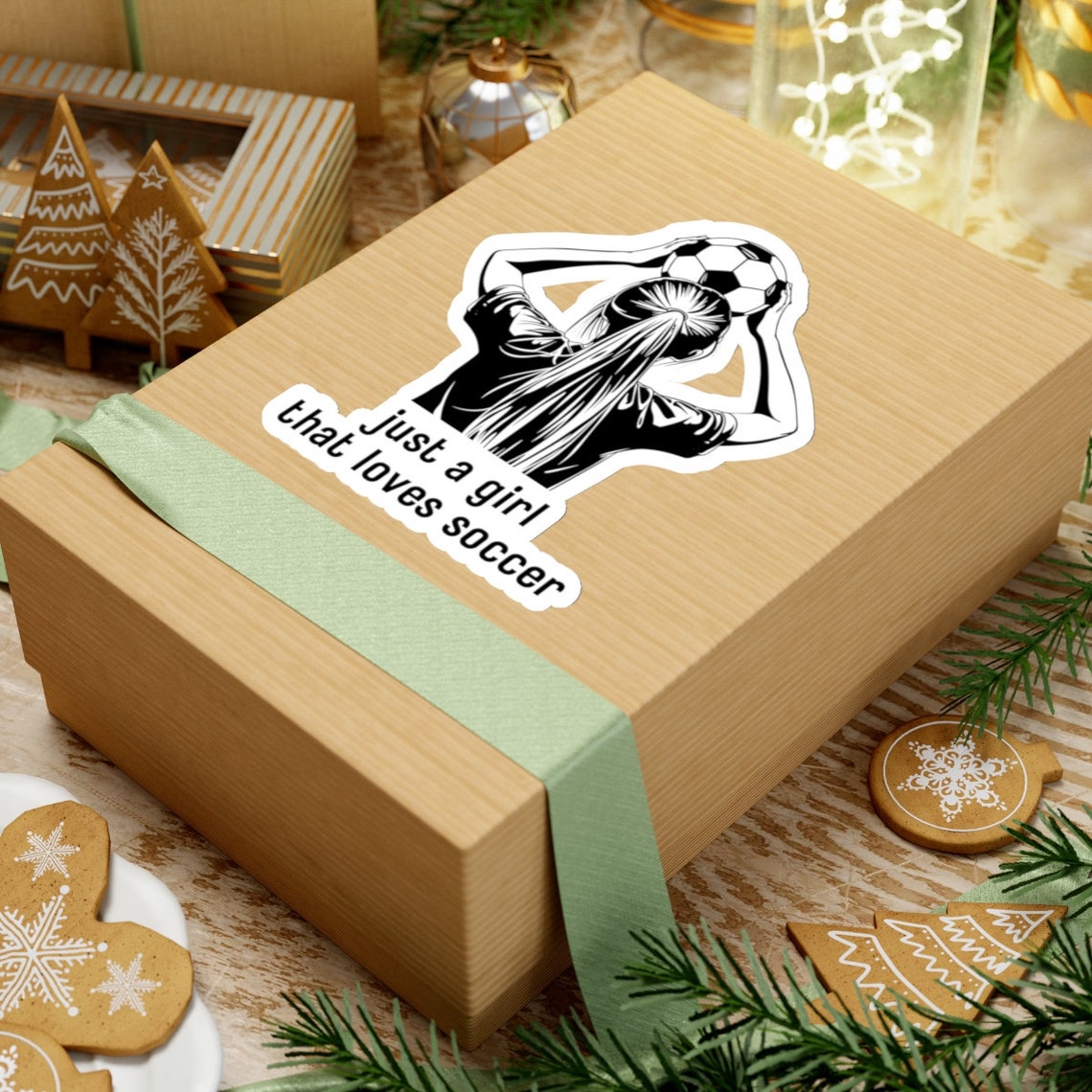 Soccer Girl Sticker, Soccer Sticker Water Bottle, Girl Soccer Stickers ...