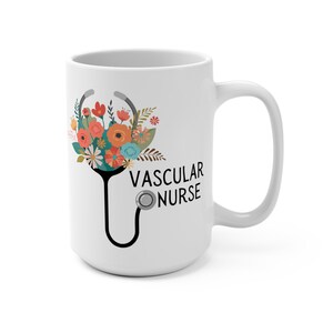 Vascular Nurse Gift, Vascular Nurse Mug, Vascular Nurse, Vascular RN ...