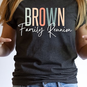 Custom Reunion Shirt, Family Gathering, Family Reunion Shirt, Family ...