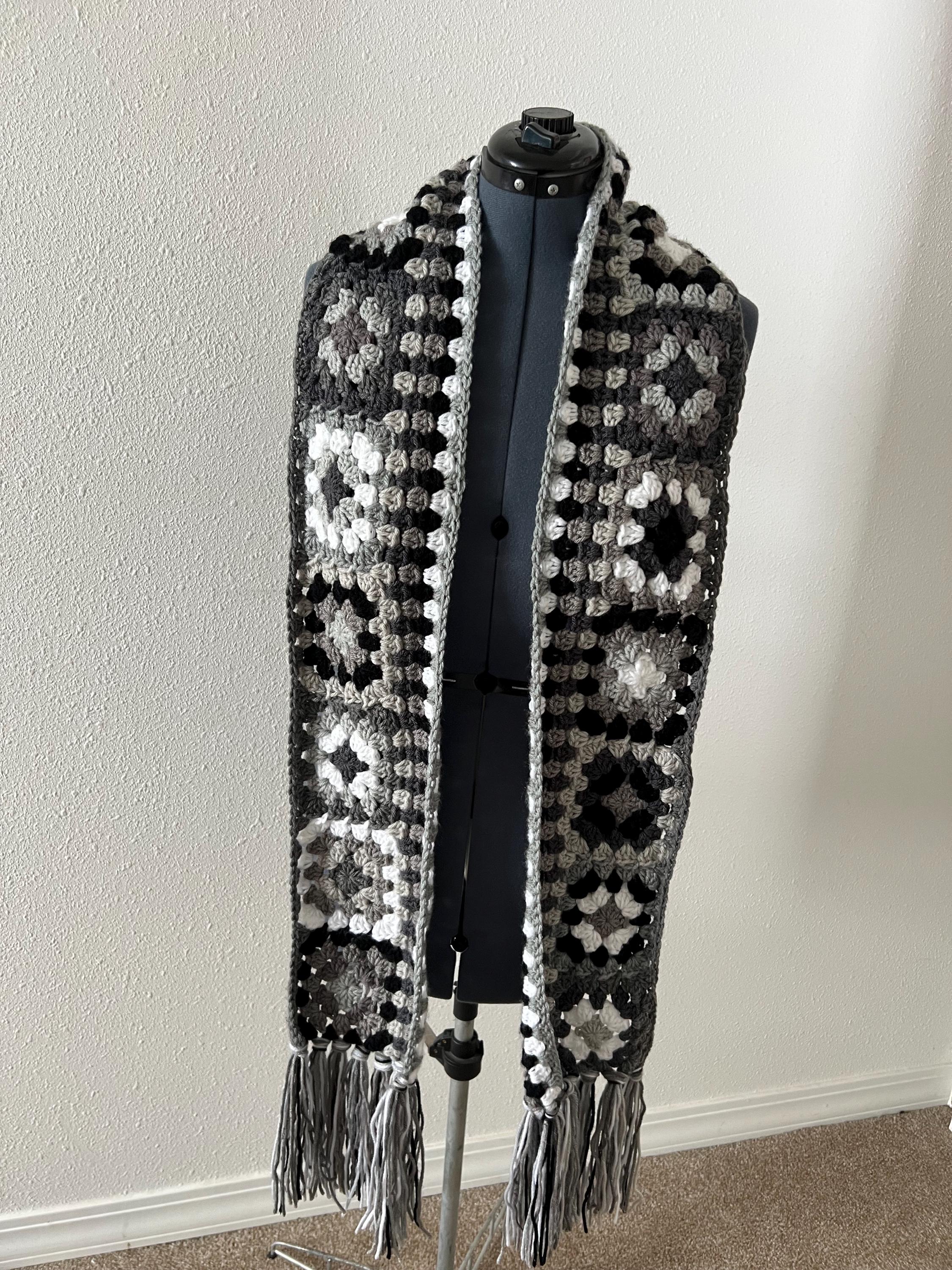 Granny Square Boho Crochet Scrap - Etsy