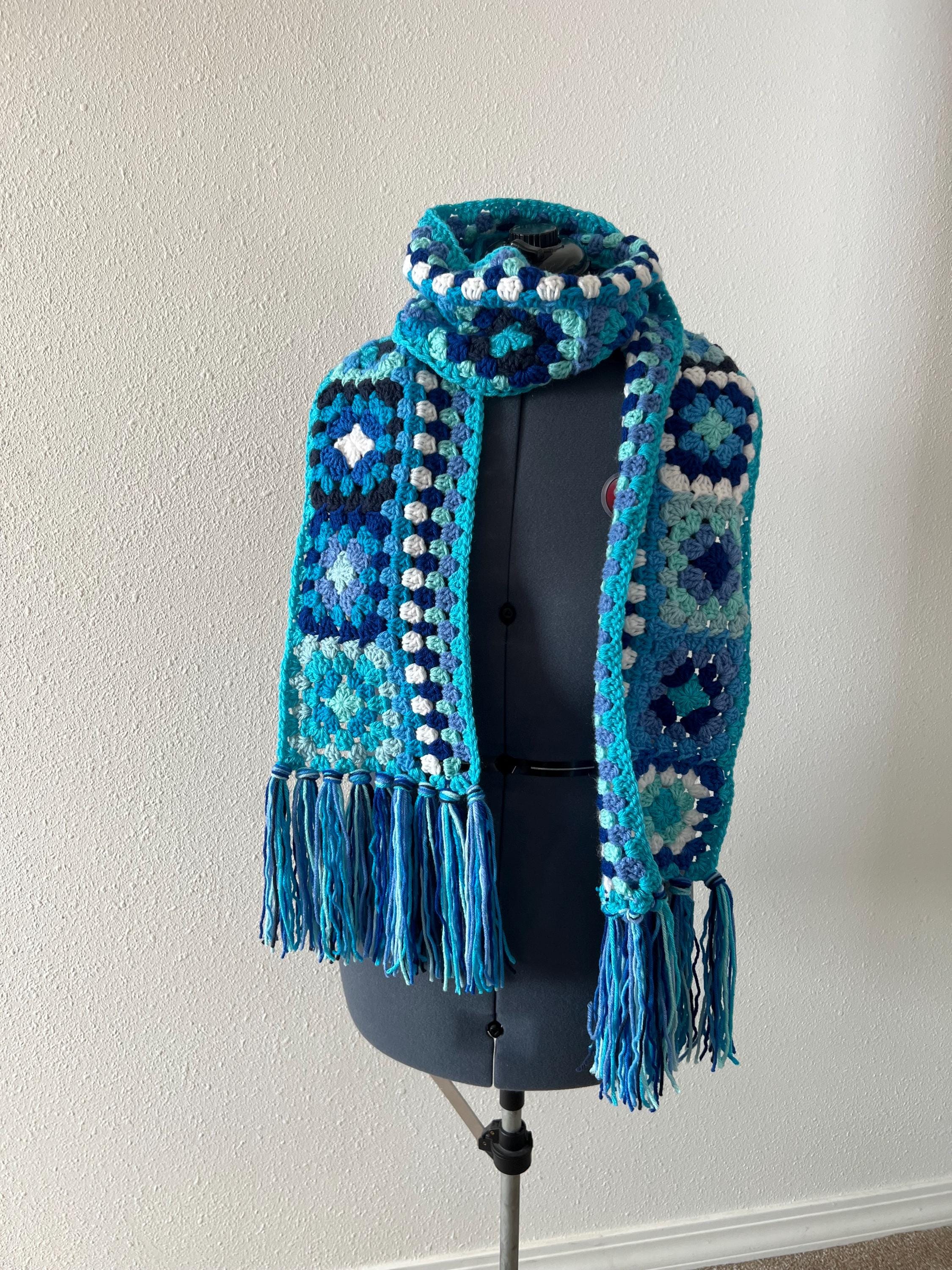Granny Square Boho Crochet Scrap - Etsy
