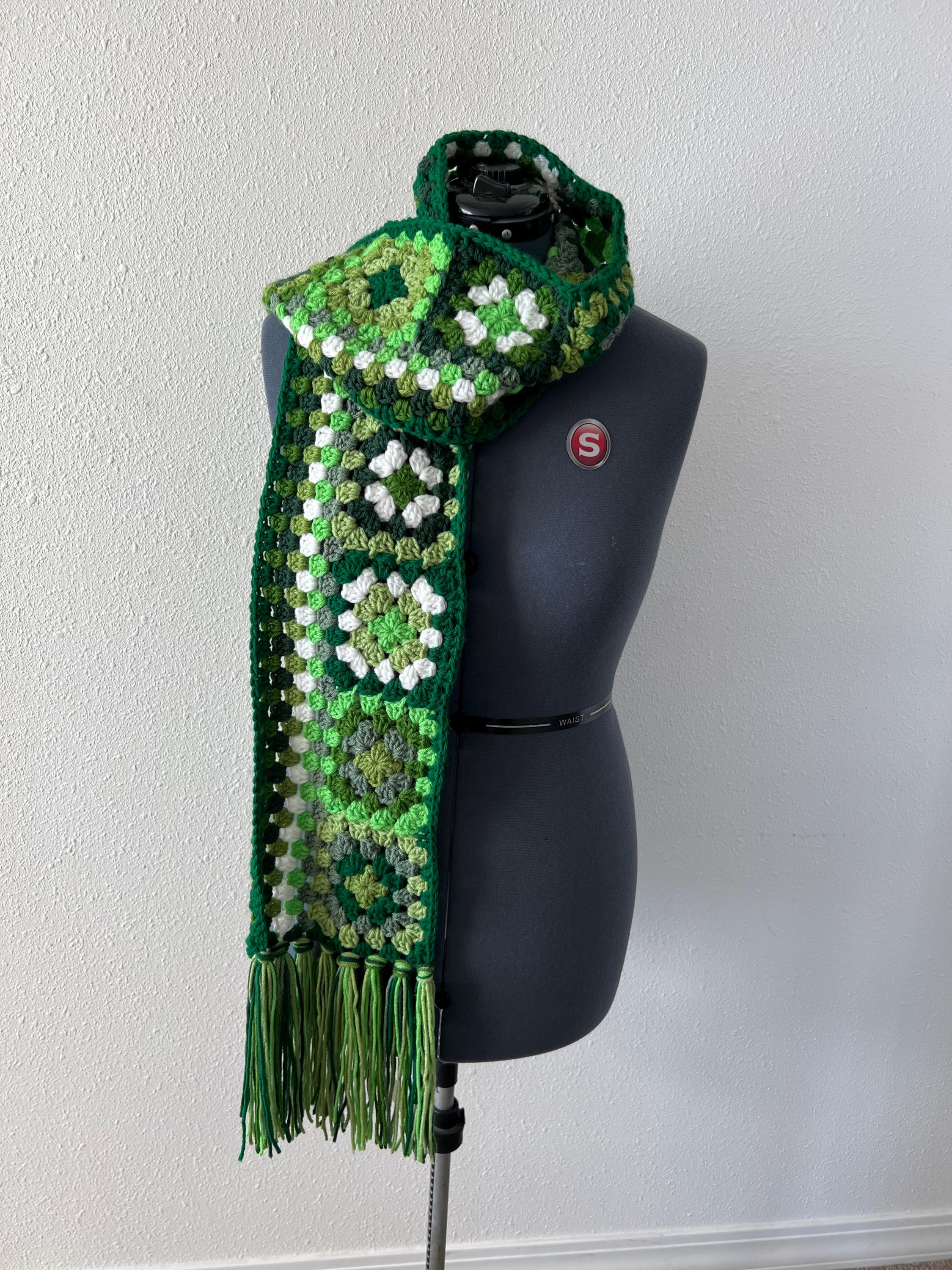 Granny Square Boho Crochet Scrap - Etsy