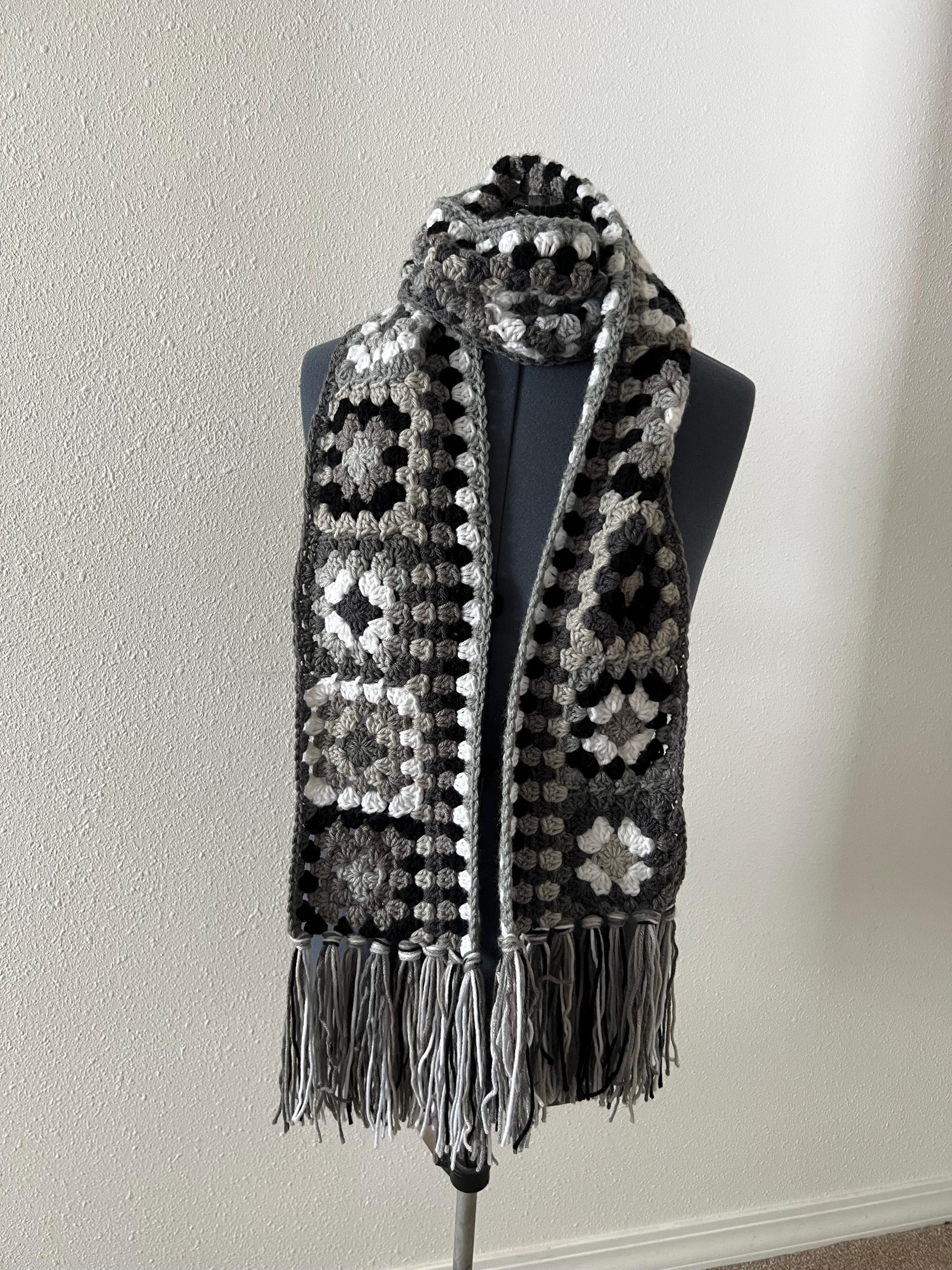 Granny Square Boho Crochet Scrap - Etsy