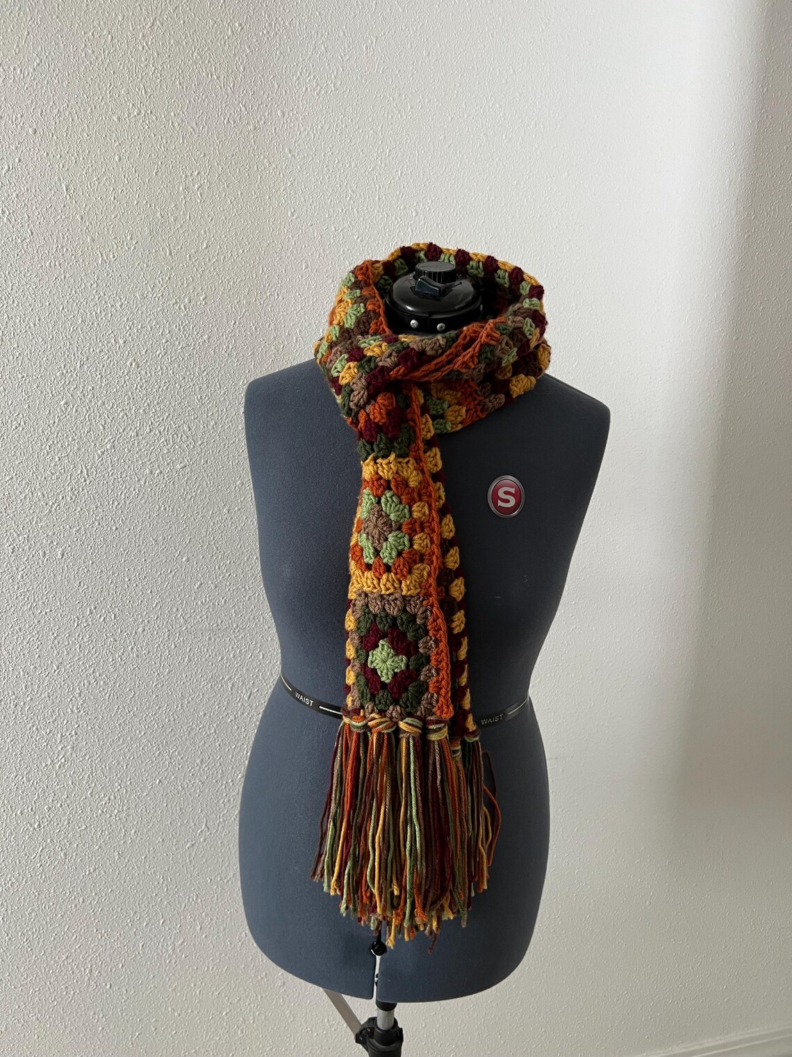 Granny Square Boho Crochet Scrap - Etsy