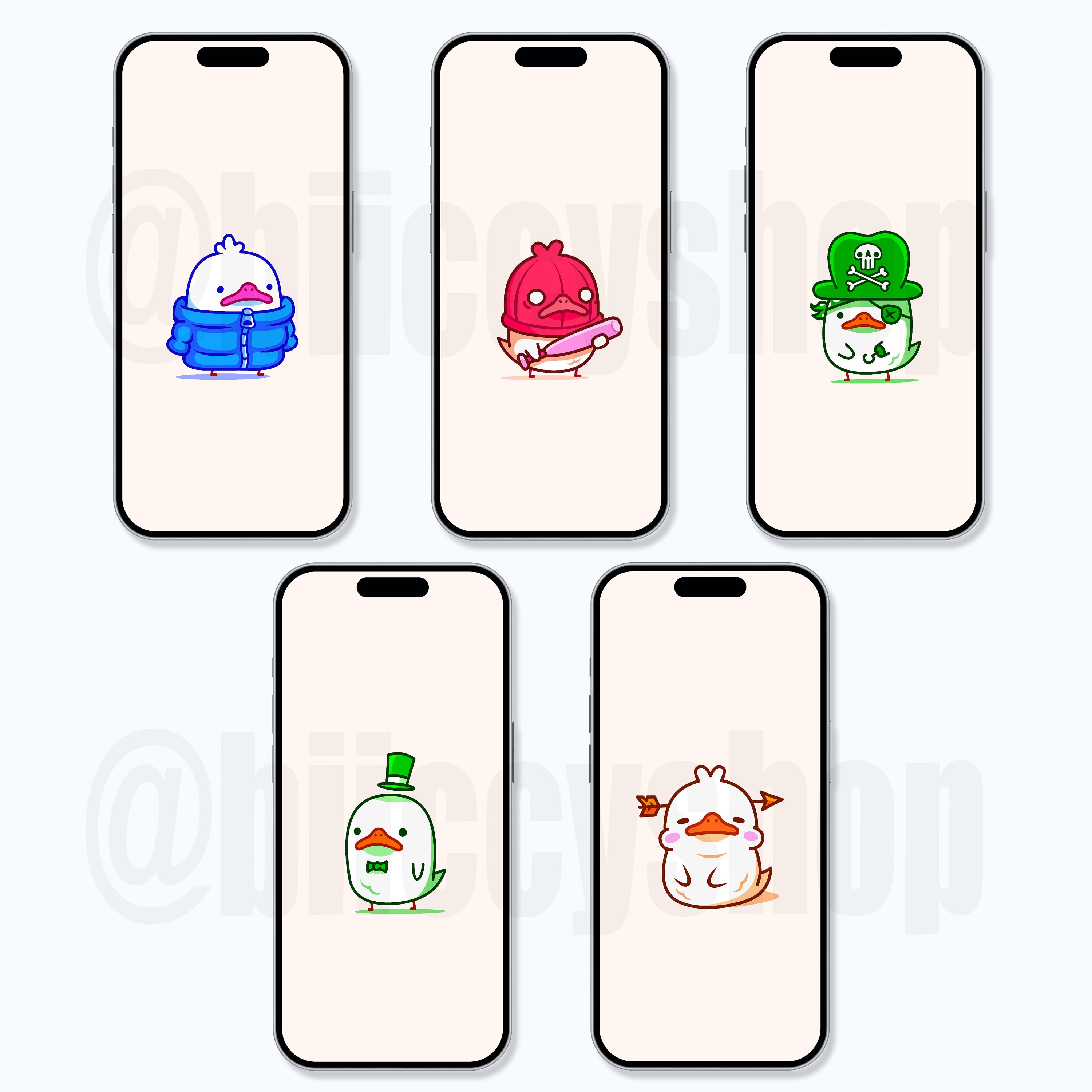 Wallpaper Bundle Ducks | Phone Wallpaper | Cute Phone Background | Duck ...