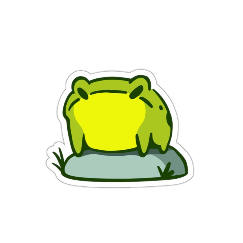 Angry Frog Sticker: Funny Vinyl Decal - Etsy