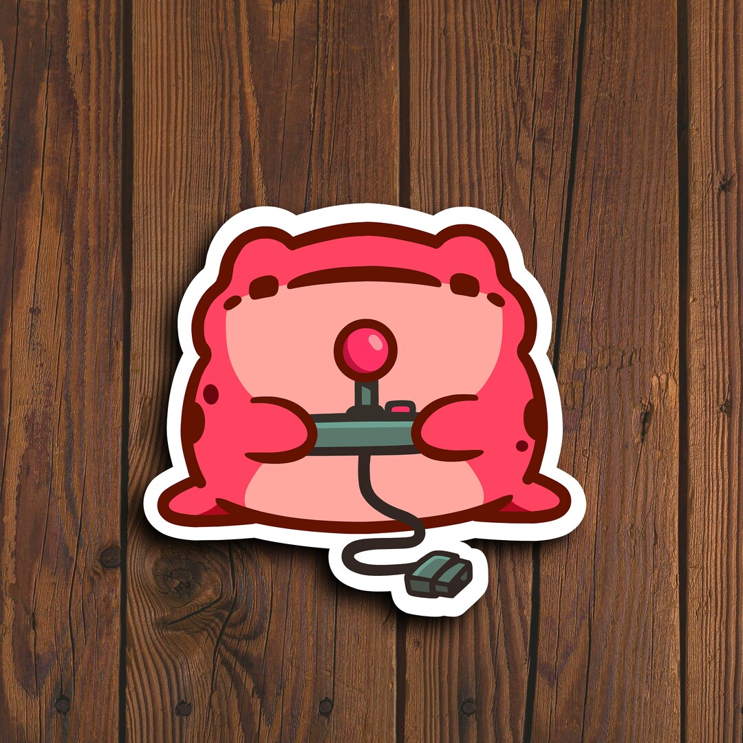 Gamer Frog Sticker | Funny Frog Sticker, Frog Sticker, Cute Sticker - Etsy