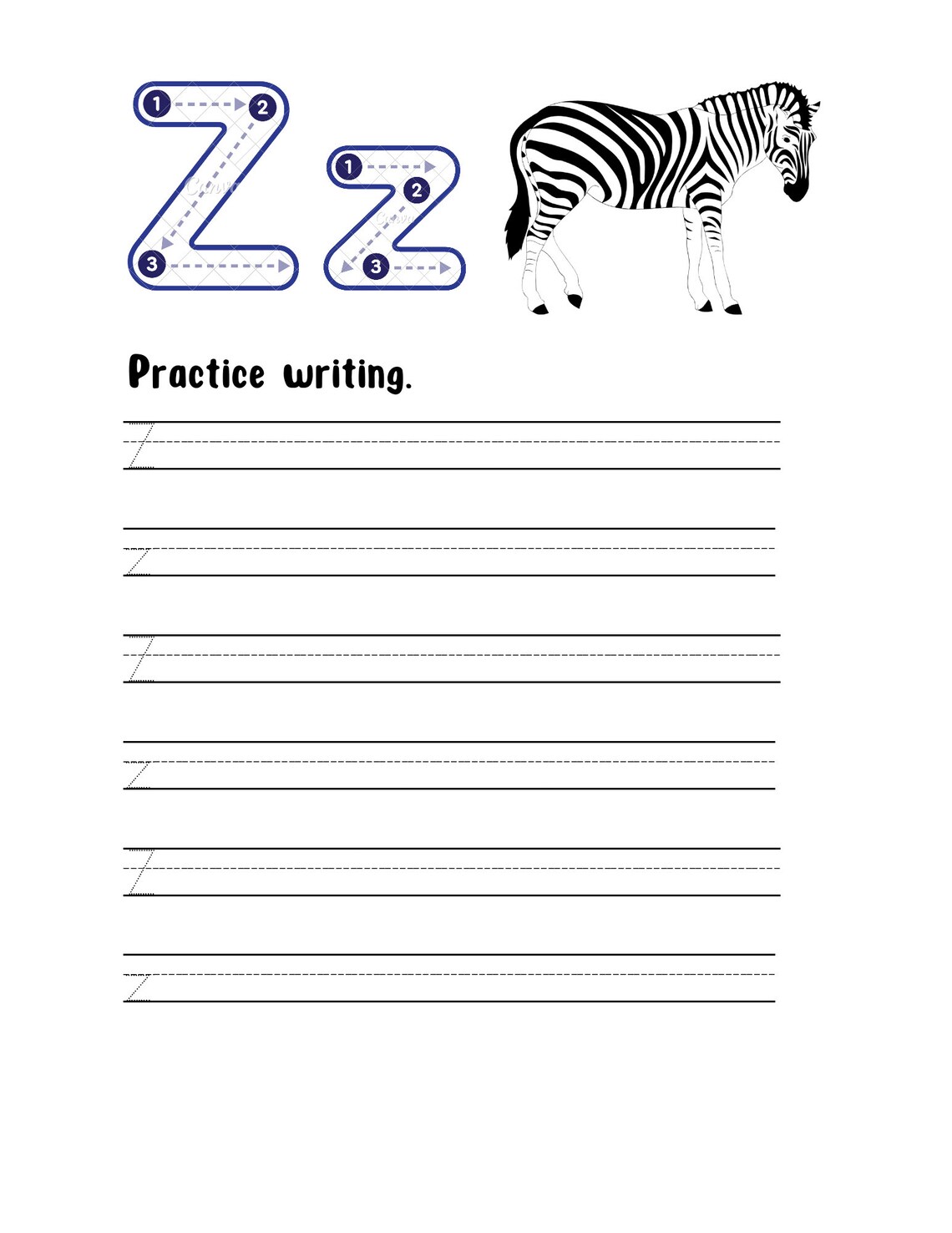 Alphabet Writing Booklet - Etsy