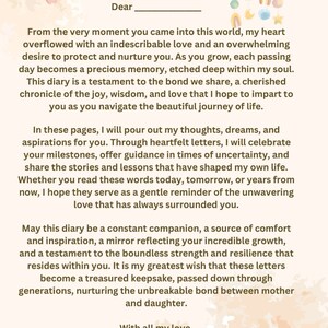 Letters to My Daughter - Etsy