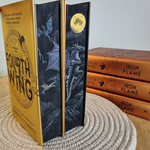 Fourth Wing Painted Edges - Etsy