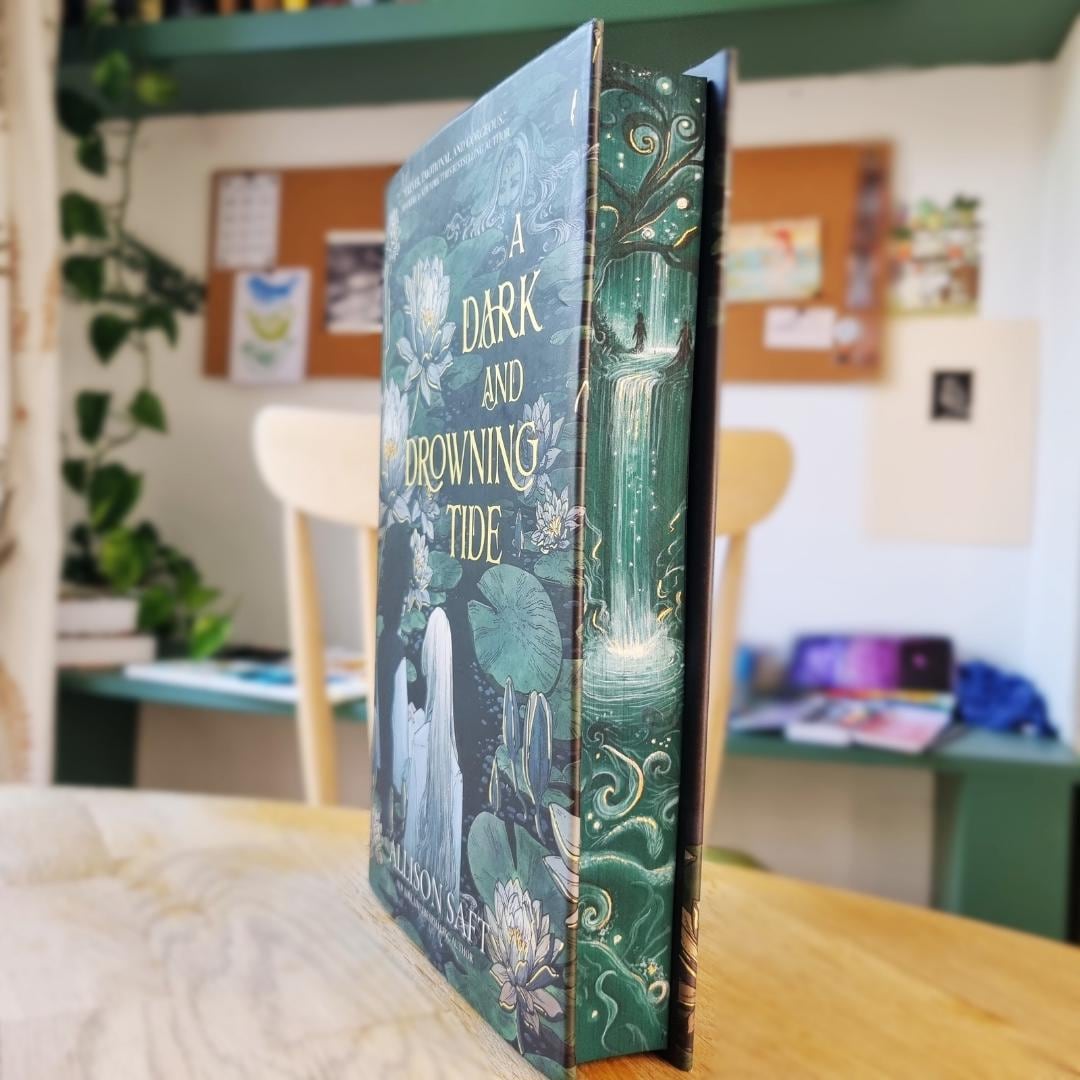 A Dark and Drowning Tide by Allison Saft - Hand Painted - Made to Order ...