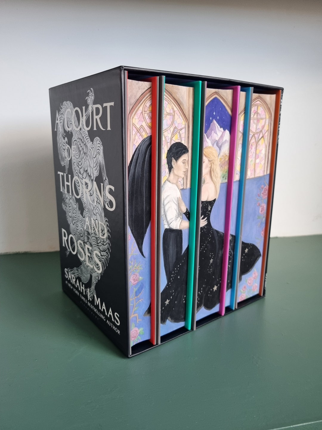 ACOTAR Full Series Hardback Hand-painted Made to Order - Etsy
