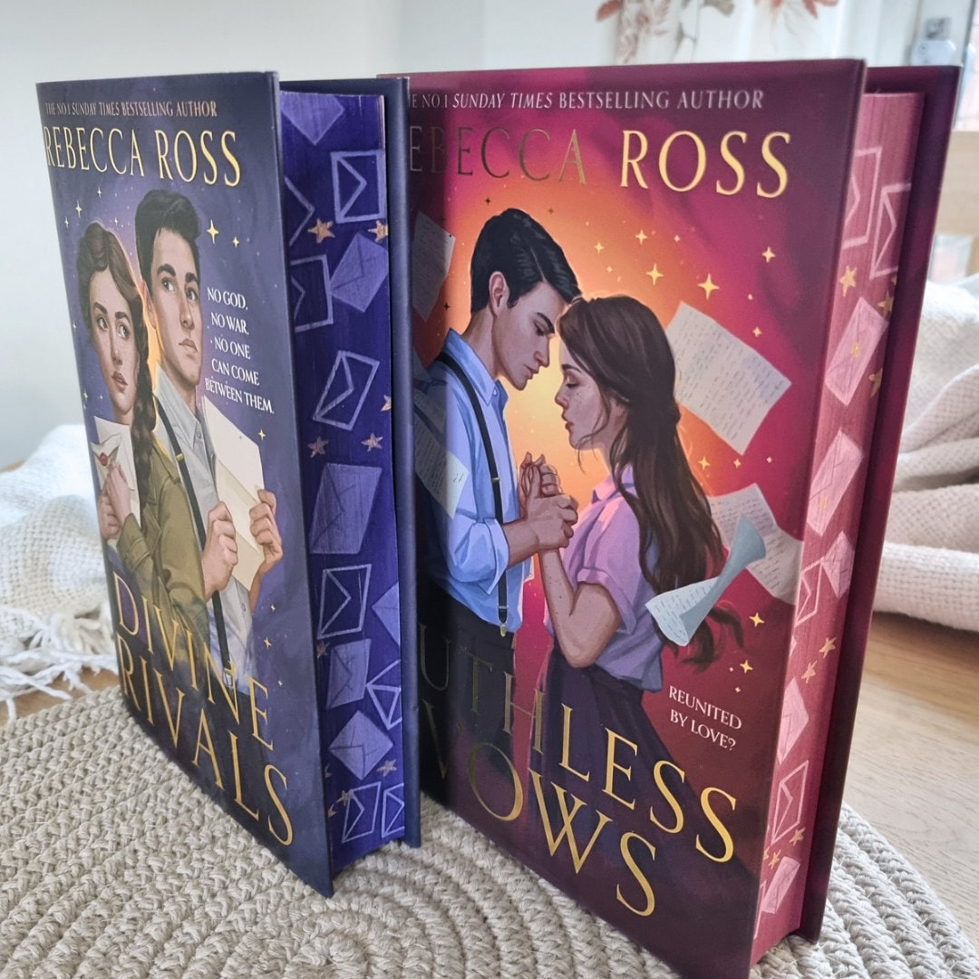 Divine Rivals X Ruthless Vows Set - With Hand Painted Edges - Made to ...