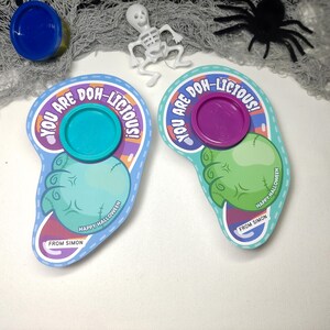 Halloween Play-doh Holder, Halloween Party Gift, Halloween Frankie, Non ...