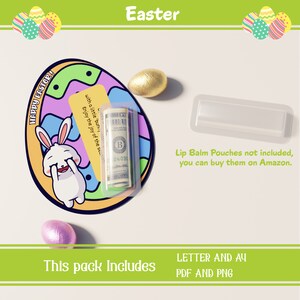 Easter Money Holder Card - Creative Cash Gift! Printable Easter Money ...