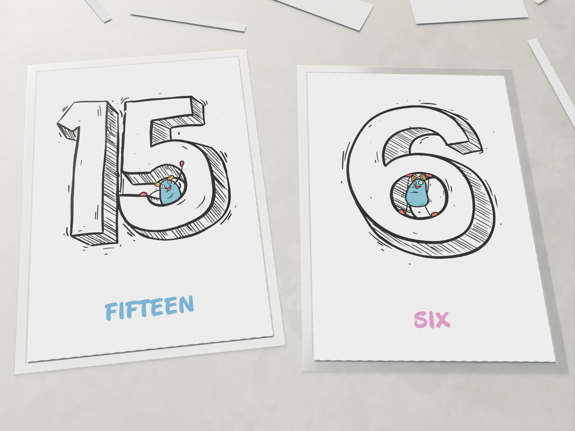 Printable Preschool Flashcards Numbers 1-30 for Coloring Numerals - Etsy