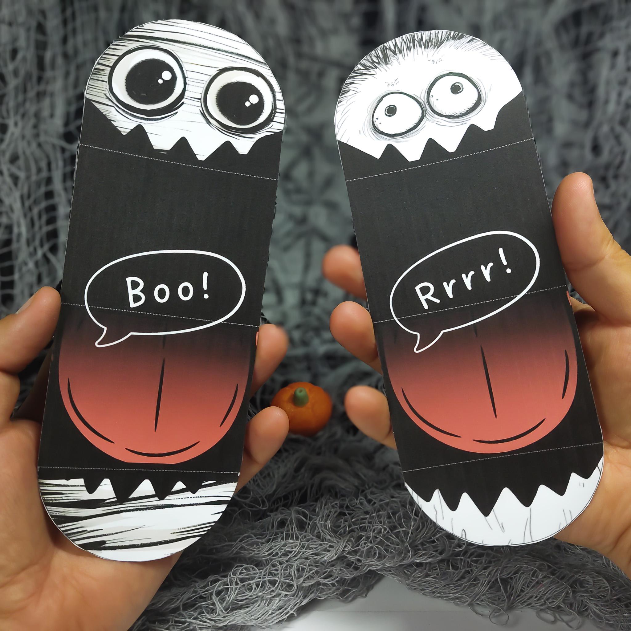 Editable Halloween Puppets, Halloween Finger Hand Puppet, Halloween ...