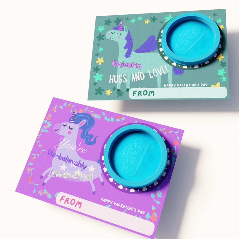 Fun Dough Valentines: Play-doh Gift Cards for Girls, Exciting Play-doh ...