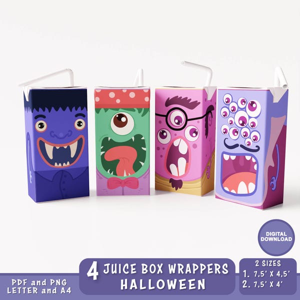 Juice Box Wrapper - Etsy