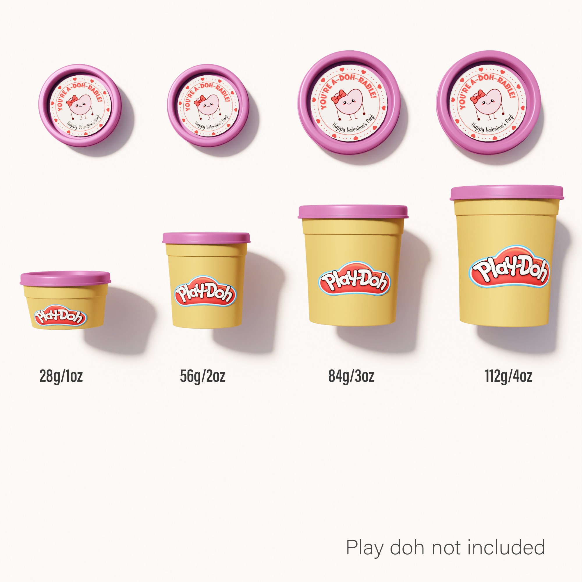 Play-doh Valentine's Day Tags, Craft Heartfelt Moments With Play-doh ...