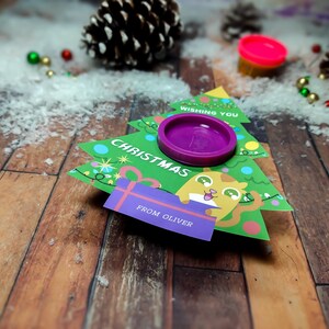 Christmas Play-doh Holder, Cute Christmas Tree, Printable Non-candy ...