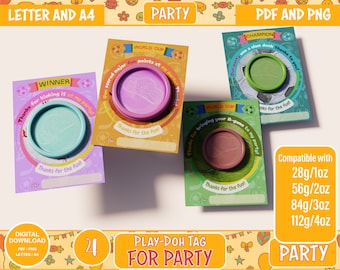 Fun Dough Valentines: Play-doh Gift Cards for Boys, Exciting Play-doh ...