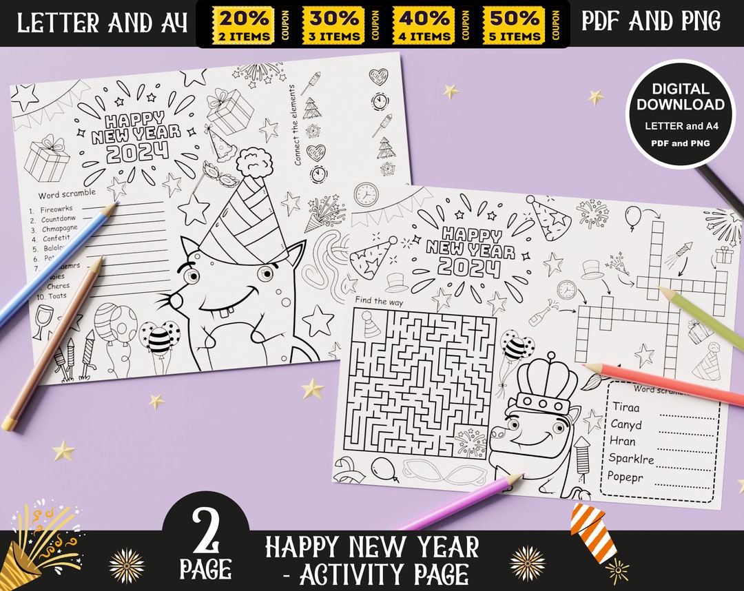 New Year's Eve Activity for Kids, Make NYE Memorable With Kids Activity ...