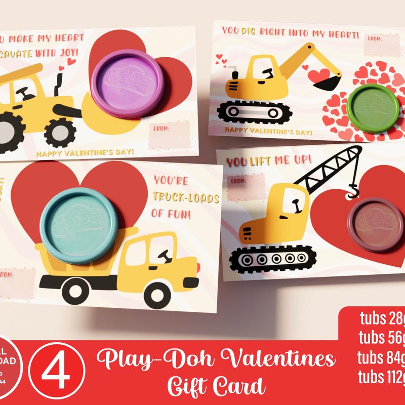 Play Doh Valentine - Etsy