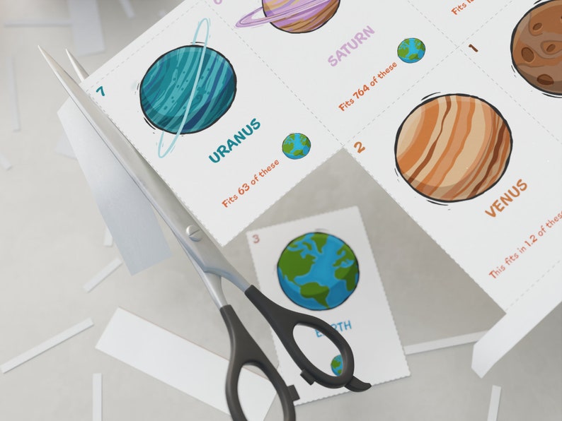 Solar System Flashcards, Printable Montessori Materials, Homeschool ...