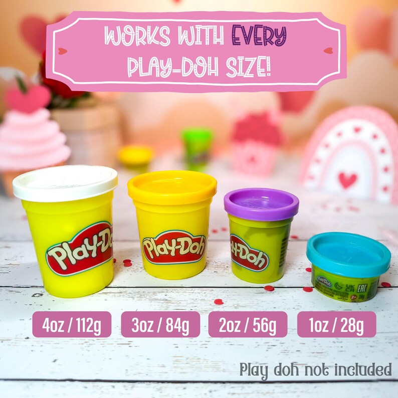 Printable Play-doh Truck Valentine's Holder, Non-candy Classroom Gift ...