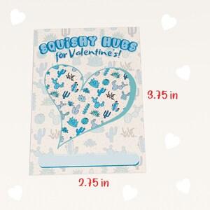 Squishy Smiles: Classroom Valentine Cards With Mochi Squishy Gift, Non ...