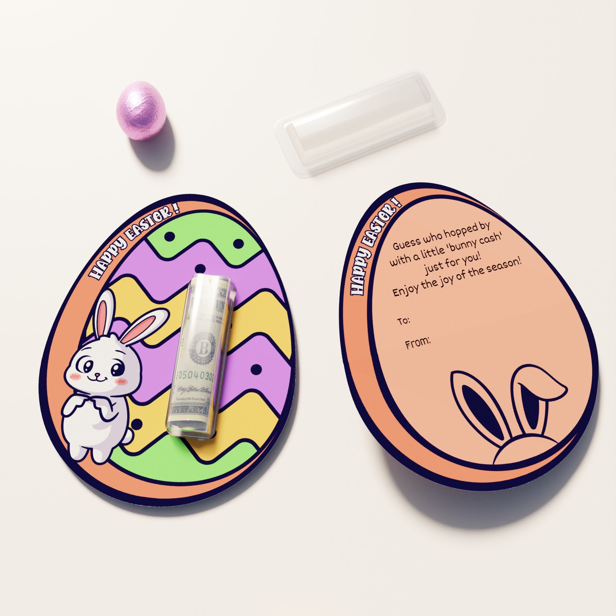 Easter Money Holder Card - Creative Cash Gift! Printable Easter Money ...