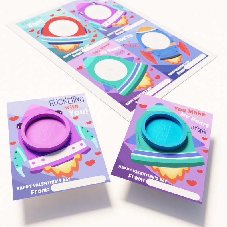 Fun Dough Valentines: Play-doh Gift Cards for Boys, Exciting Play-doh ...