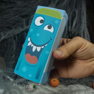 Halloween Juice Box Wrappers, Monsters, Juice Labels, Halloween Party ...