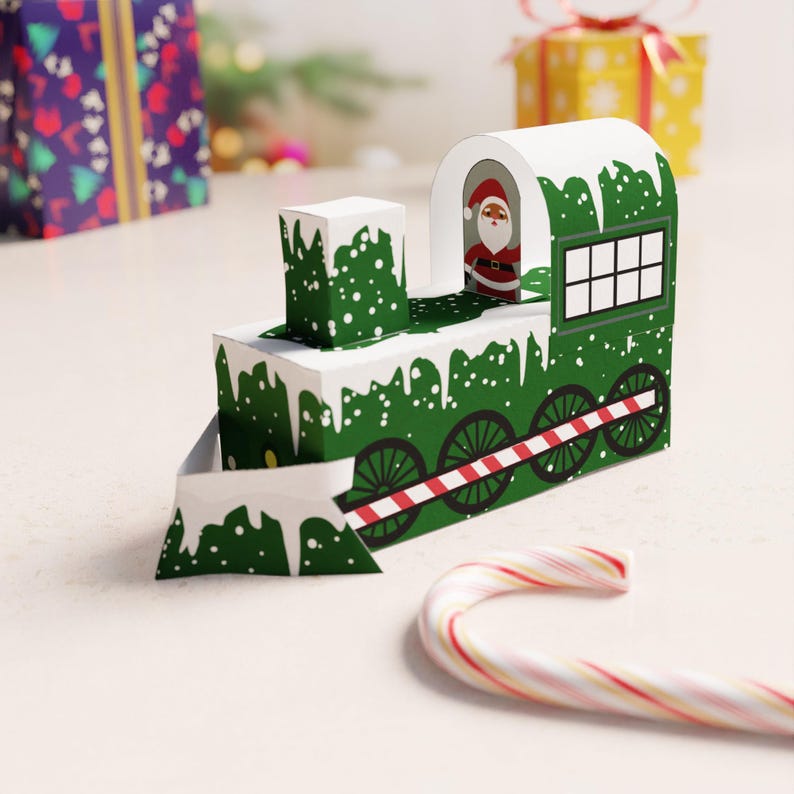 Printable Set Train - DIY Locomotive and Wagons - Train Printable ...