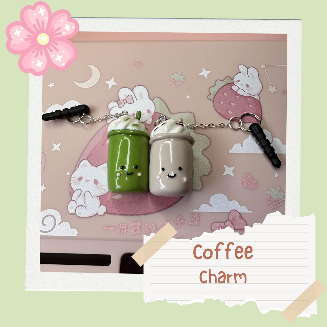 Kawaii Coffee Nintendo Switch Charm | Cute Steam Charm | Cute Switch ...