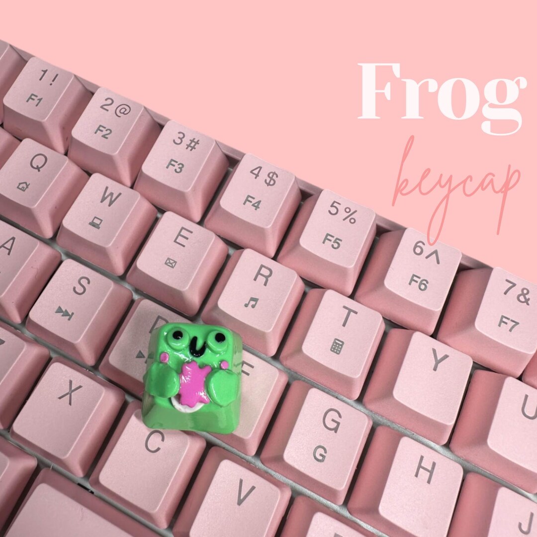 Kawaii Star Frog Handmade Artisan Keycap Keycap Cute Keycaps Custom ...