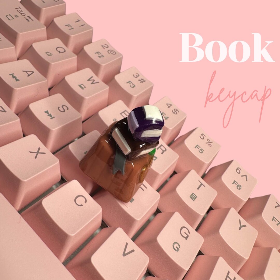Kawaii Books Artisan Keycap Keycap Cute Keycaps Custom Keycap Kawaii ...