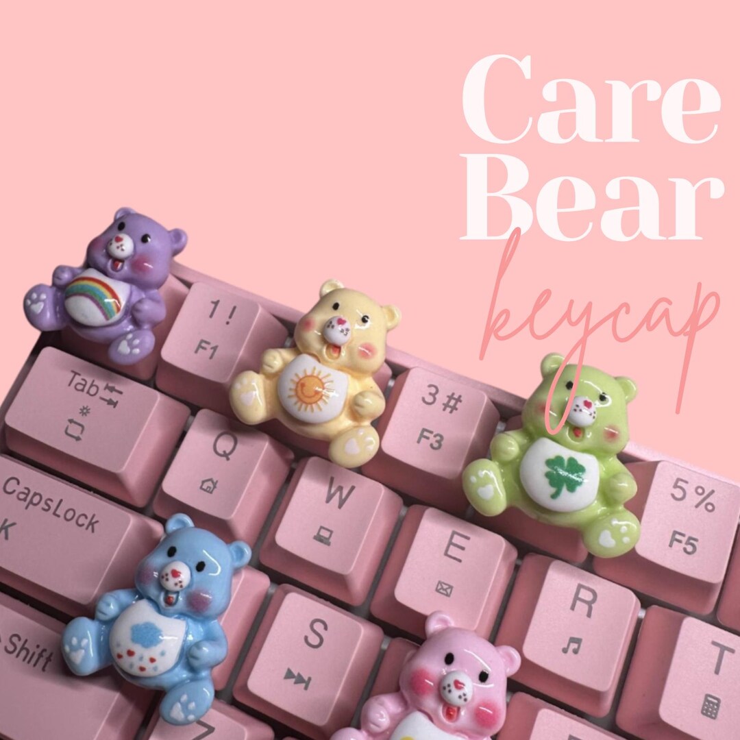 Kawaii Care Bear Artisan Keycaps Keycap Cute Keycaps Custom Keycap ...