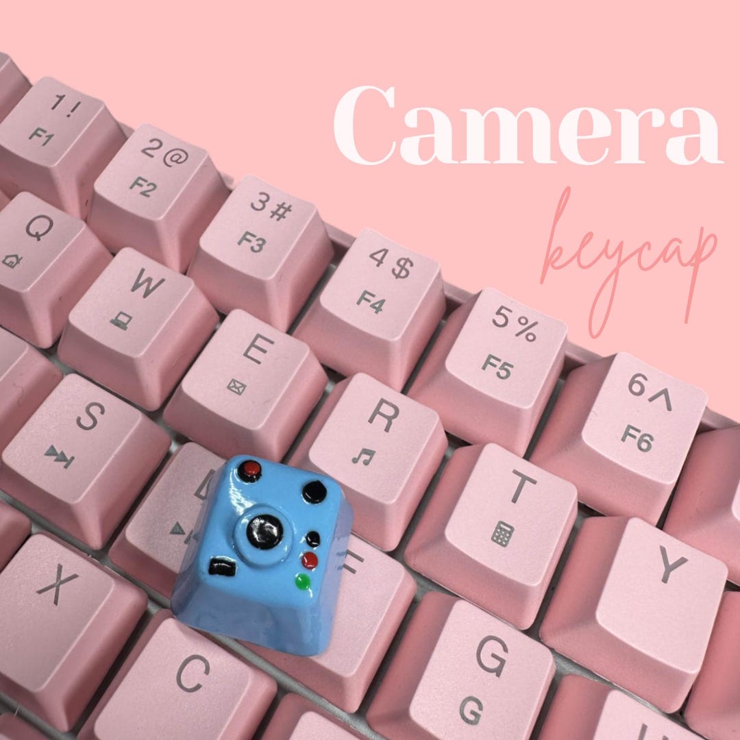 Kawaii Camera Poloroid Handmade Artisan Keycap Keycap Cute Keycaps ...