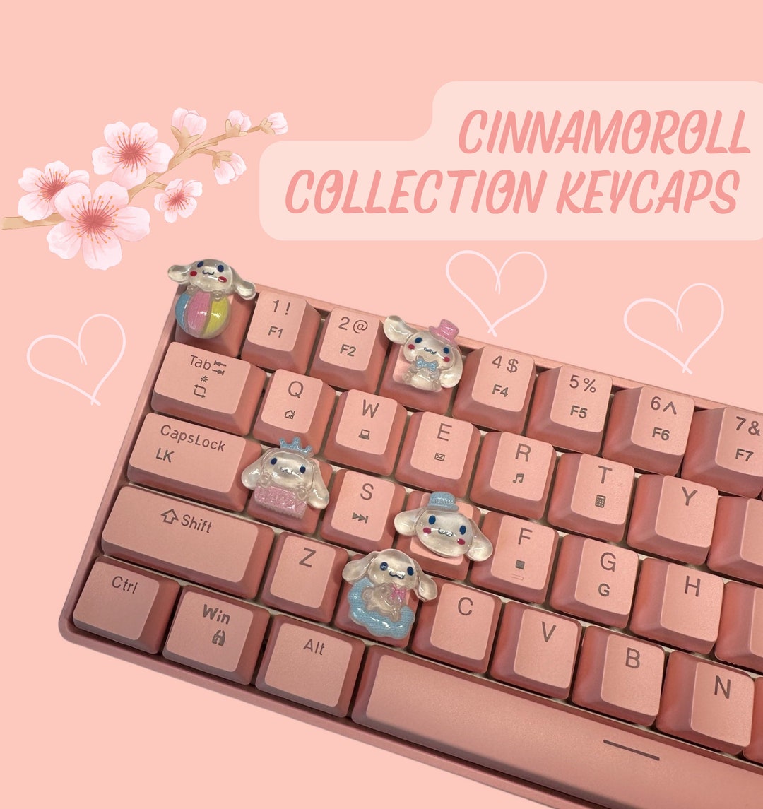 Cute Cinnamoroll Collection Handmade Artisan Keycaps Kawaii Keycaps ...