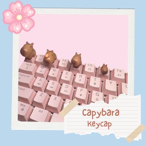 Handmade Capybara Artisan Keycap: Custom Keyboard Accessory - Etsy Australia