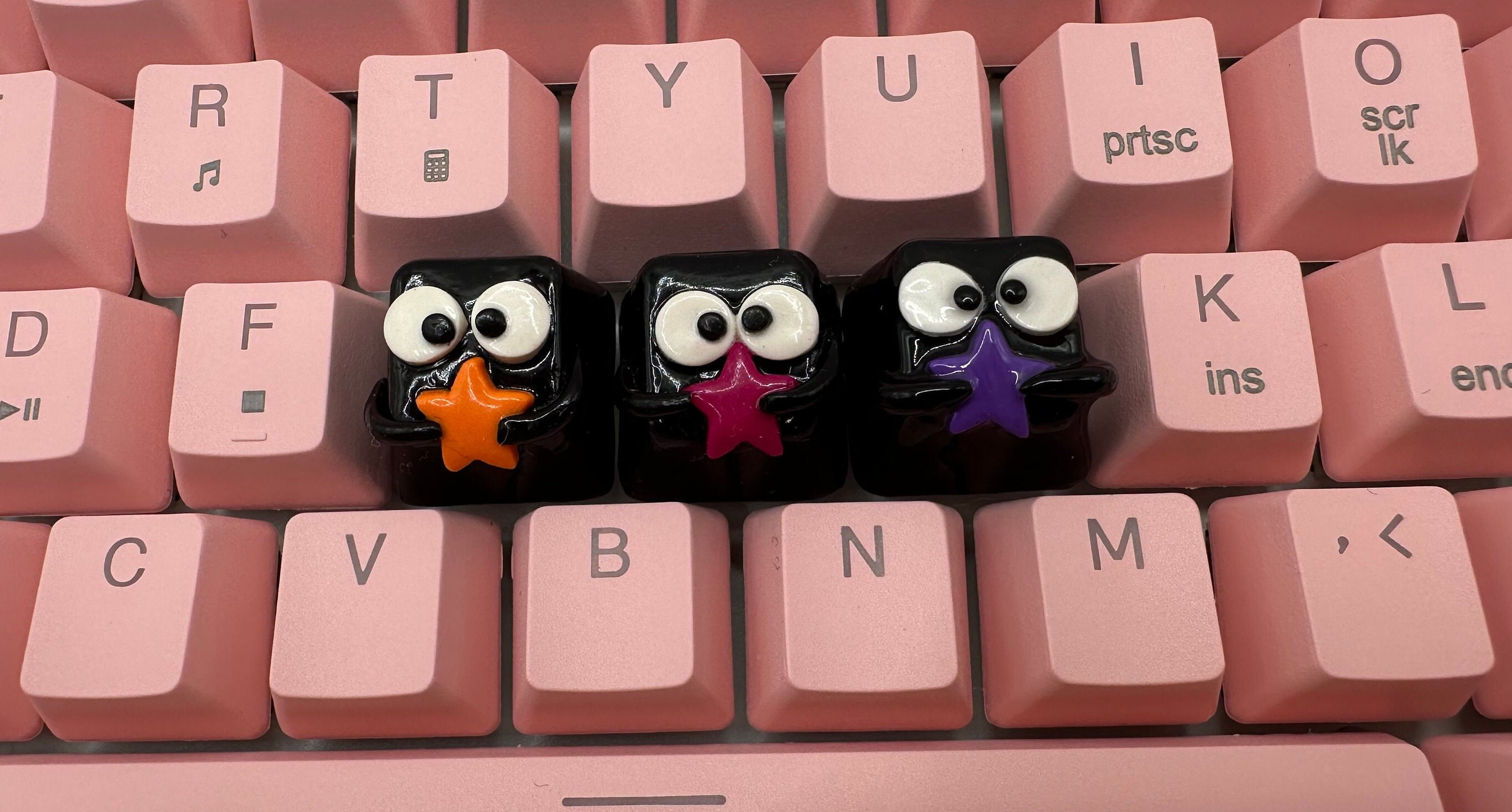 Studio Ghibli Soot Sprites Handmade Artisan Keycap Kawaii Keycaps Cute ...